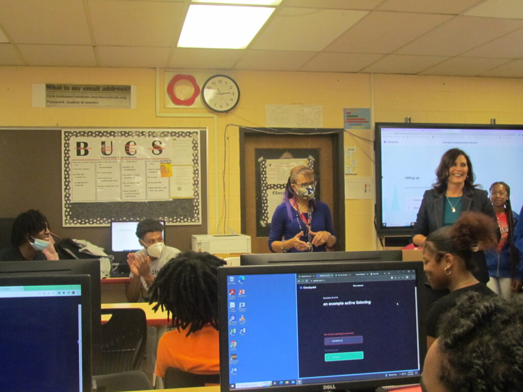 Governor visits Beecher High School following district receiving $2.5 ...