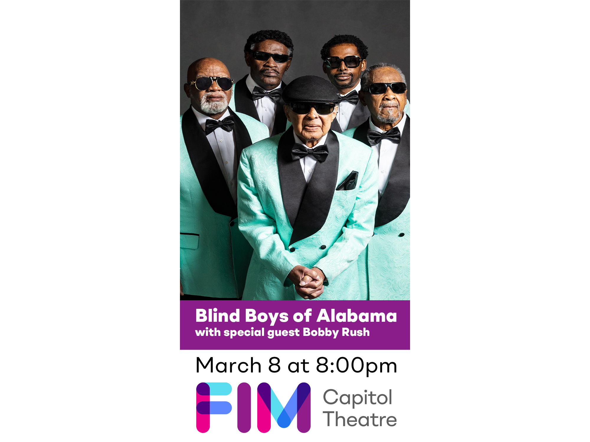 The Blind Boys of Alabama to come to Flint, with Bobby Rush as special ...